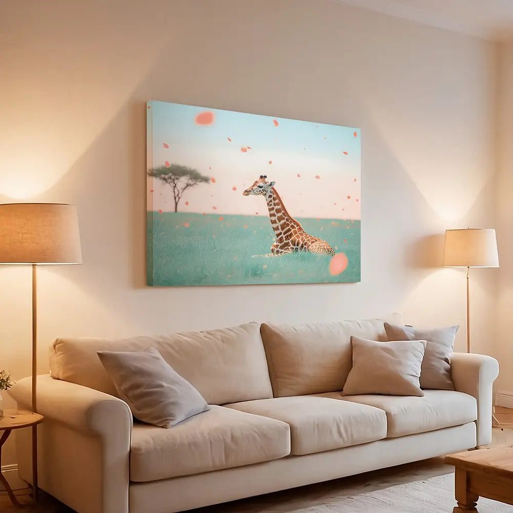Giraffe Grass Fantasy Landscape – Zenz Art